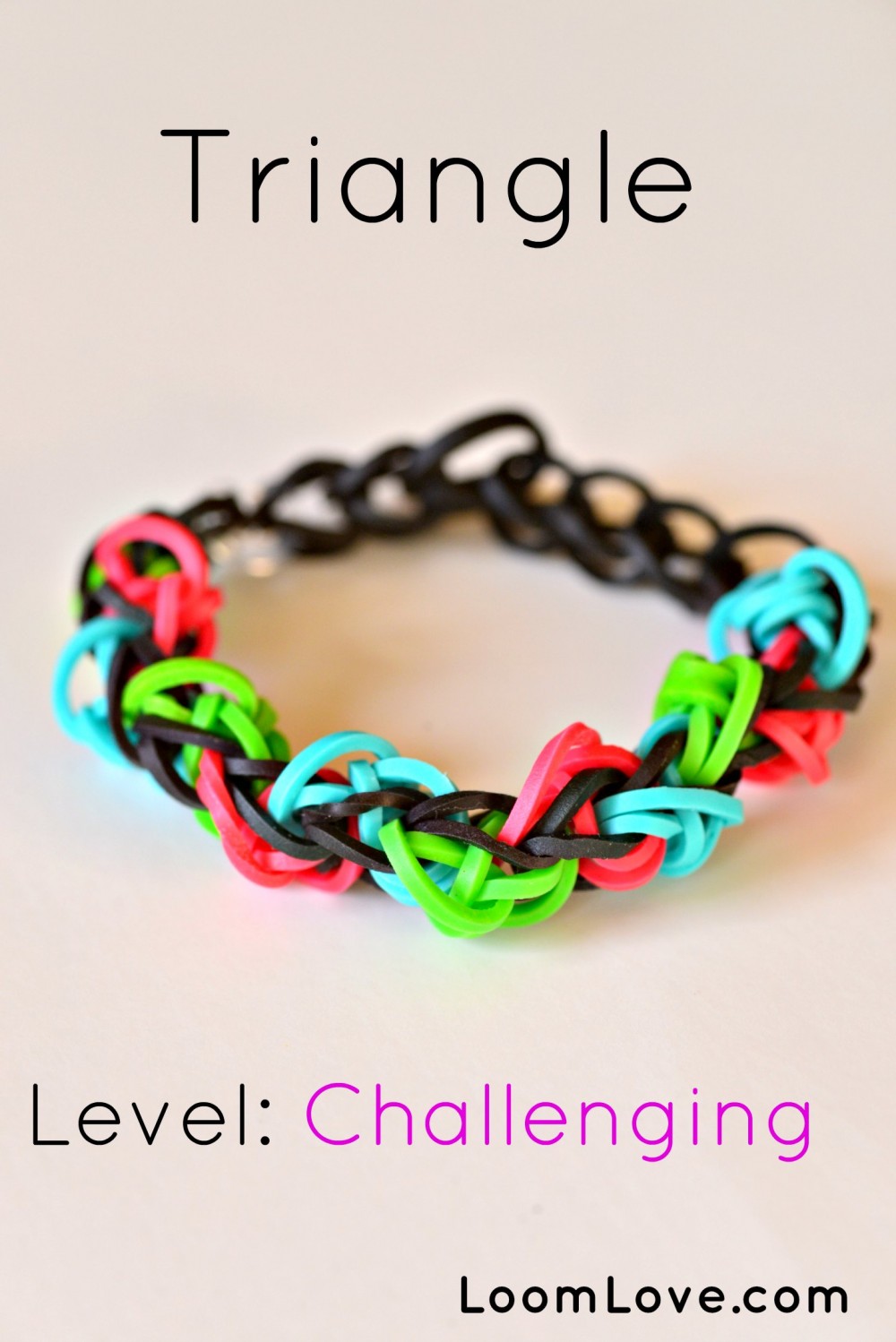 How to Make a Rainbow Loom Triangle Bracelet