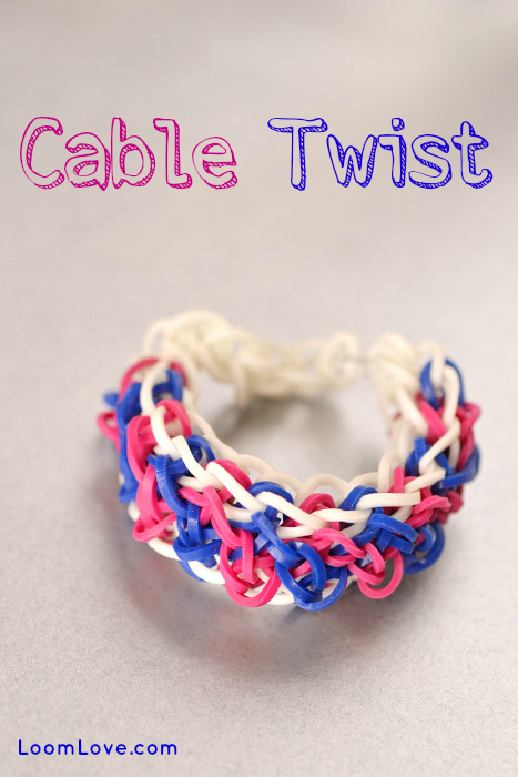 How to Make a Rainbow Loom Cable Twist
