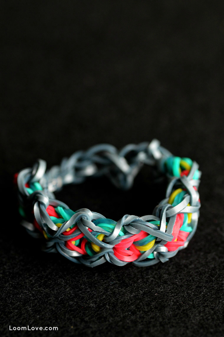 How to Make a Rainbow Loom Dazzle Bracelet