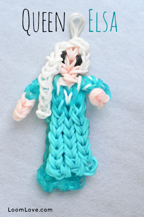 How to Make Queen Elsa from Frozen on your Rainbow Loom