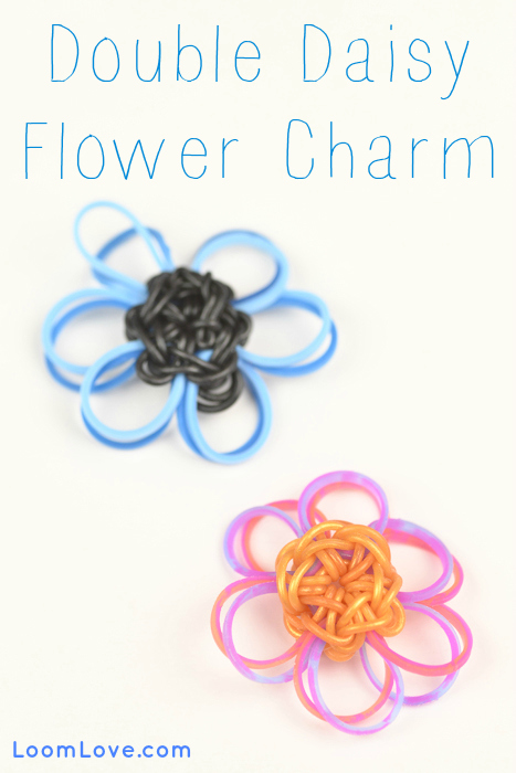 How to Make a Rainbow Loom Double Daisy Flower Charm