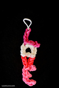 How to Make a Rainbow Loom Love Charm