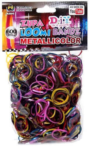 Metallic Colors Mixed Rainbow Loom Bands