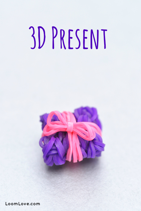How to make a Rainbow Loom 3D Present