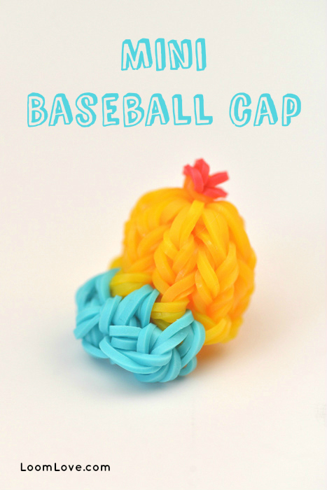 How to Make a Rainbow Loom Mini Baseball Cap