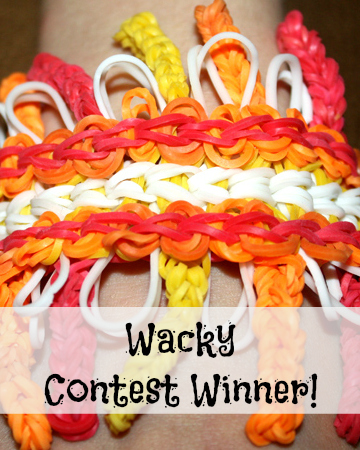 Wacky Rainbow Loom Bracelet Contest Winner!