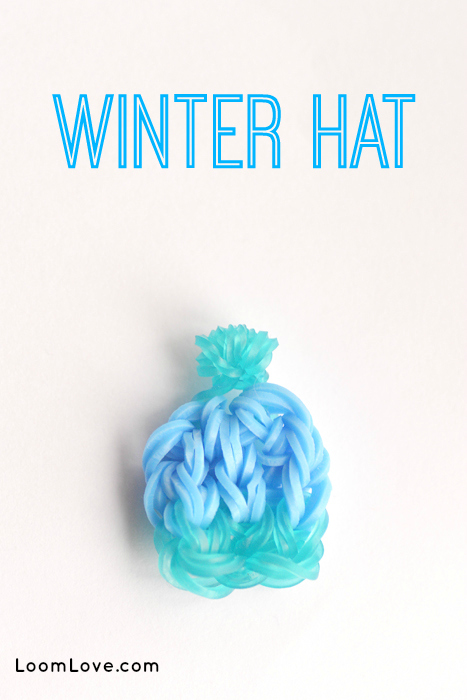 How to Make a Rainbow Loom Winter Hat Charm